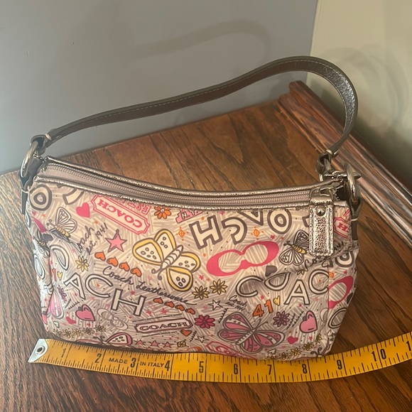 Coach | Bags | Coach Butterfly Graffiti Print Fun Mini Bag | Poshmark